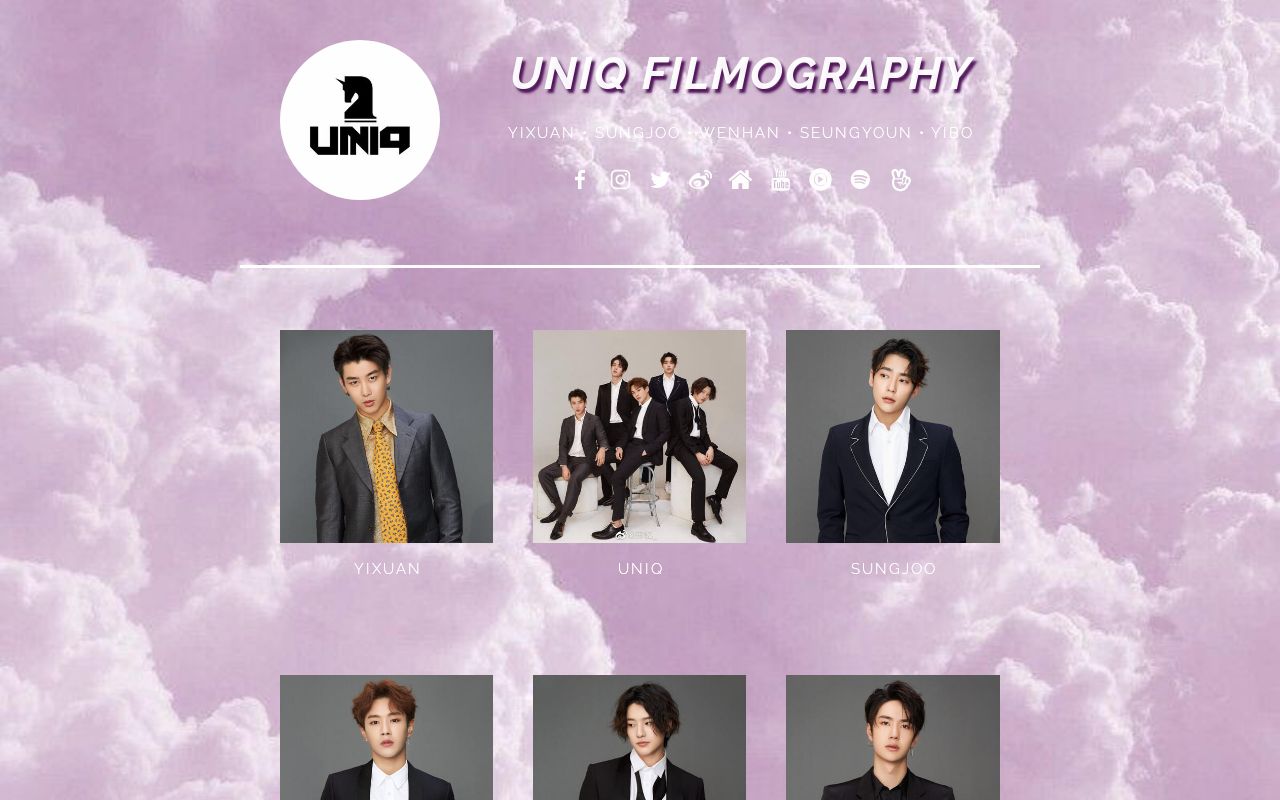 UNIQ Filmography